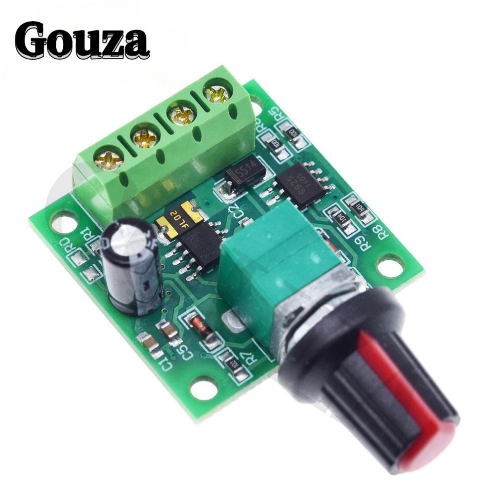 GOUZA New DC 1.8V 3V 5V 6V 12V 2A PWM Motor Speed Controller Low ...
