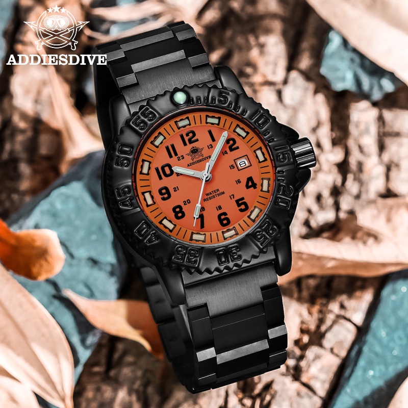Addies Brand Watch Waterproof Luminous Quartz Sports Outdoor Military ...