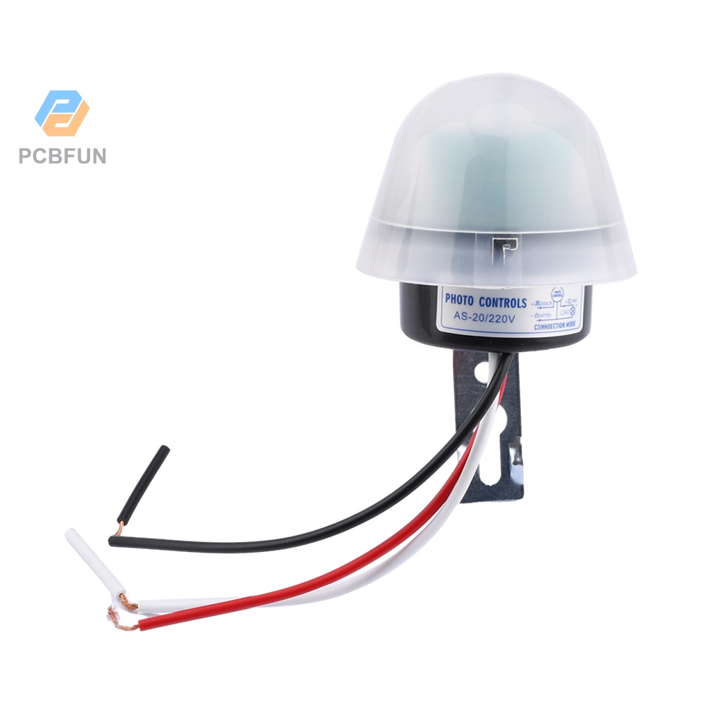 Pcbfun As-20 Waterproof Sensitive Auto On/off Photocell Street Led ...