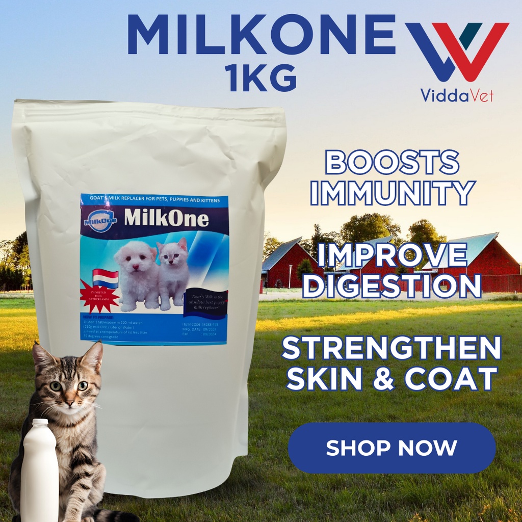 Viddapet Milkone 1kg milkone milk replacer milkone 1kg for goat, puppy ...