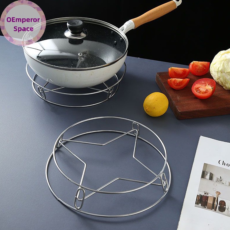 OEmperor Stainless Steel Cookware Steamer Rack Cooking Baking Pot Stand ...