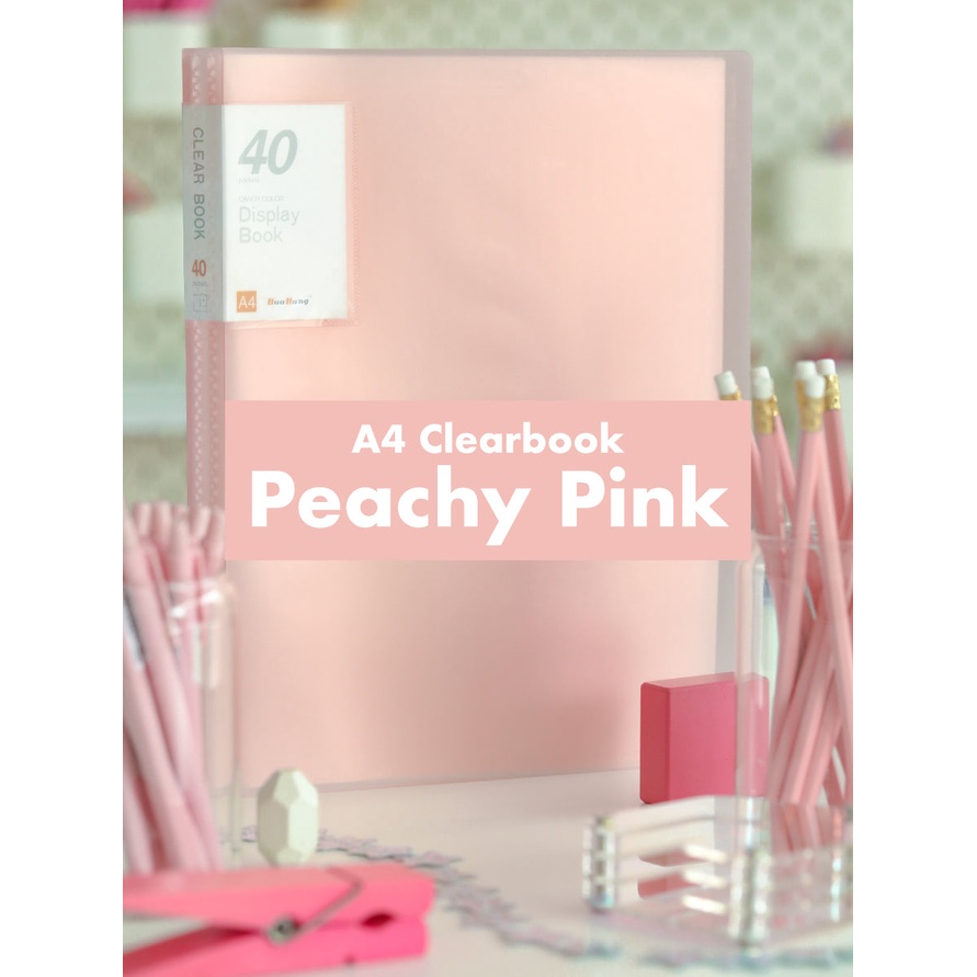 Clear Book | Clear Sleeves Presentation Book 40 Pocket A4 Folder for ...