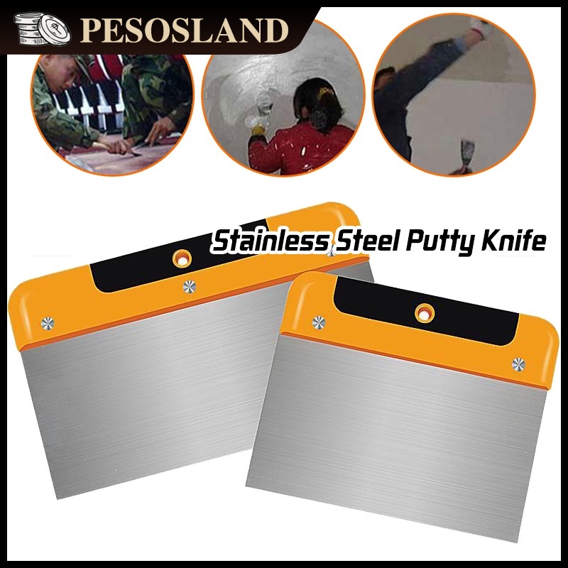 6/8/10Inch Stainless Steel Putty Knife Putty Scraper Paint Scraper ...