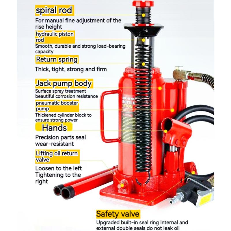 NEW Pneumatic Vertical Jack Hydraulic 12T/20T/32T Heavy Hydraulic ...