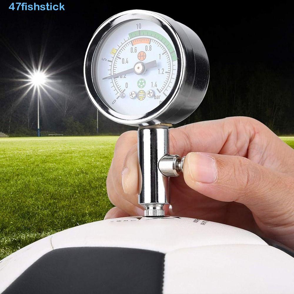 FISHSTICK Basketball Barometers, Dial Type Accurate Ball Pressure Gauge ...