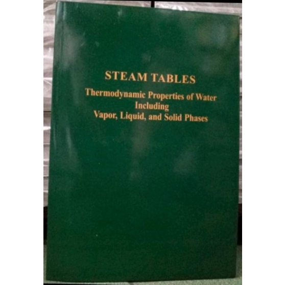 【hot sale】 STEAM TABLES Thermodynamic Properties of Water Including ...