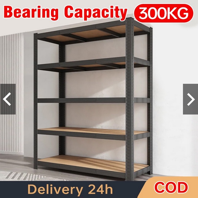 MOOM Shelves Racks 5 Layer Can Carry 300KG Display Rack Shelf Organizer ...