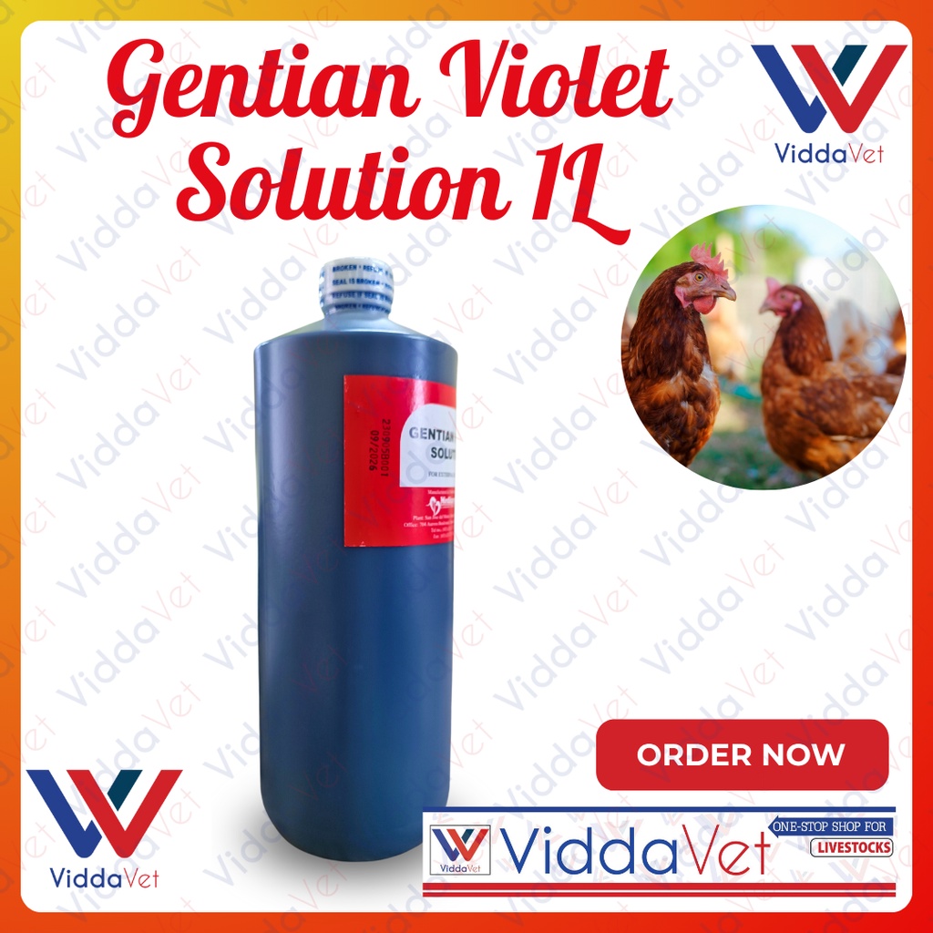 1 litter Gentian Violet solution antiseptic Antiseptic Solution For Pet ...