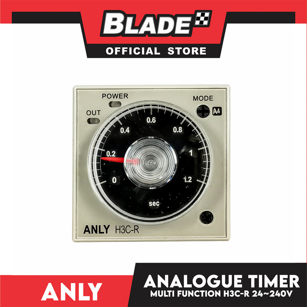Anly Multi-function Analogue Timer H3C-R AC/DC 24-240V 50/60Hz | Shopee ...