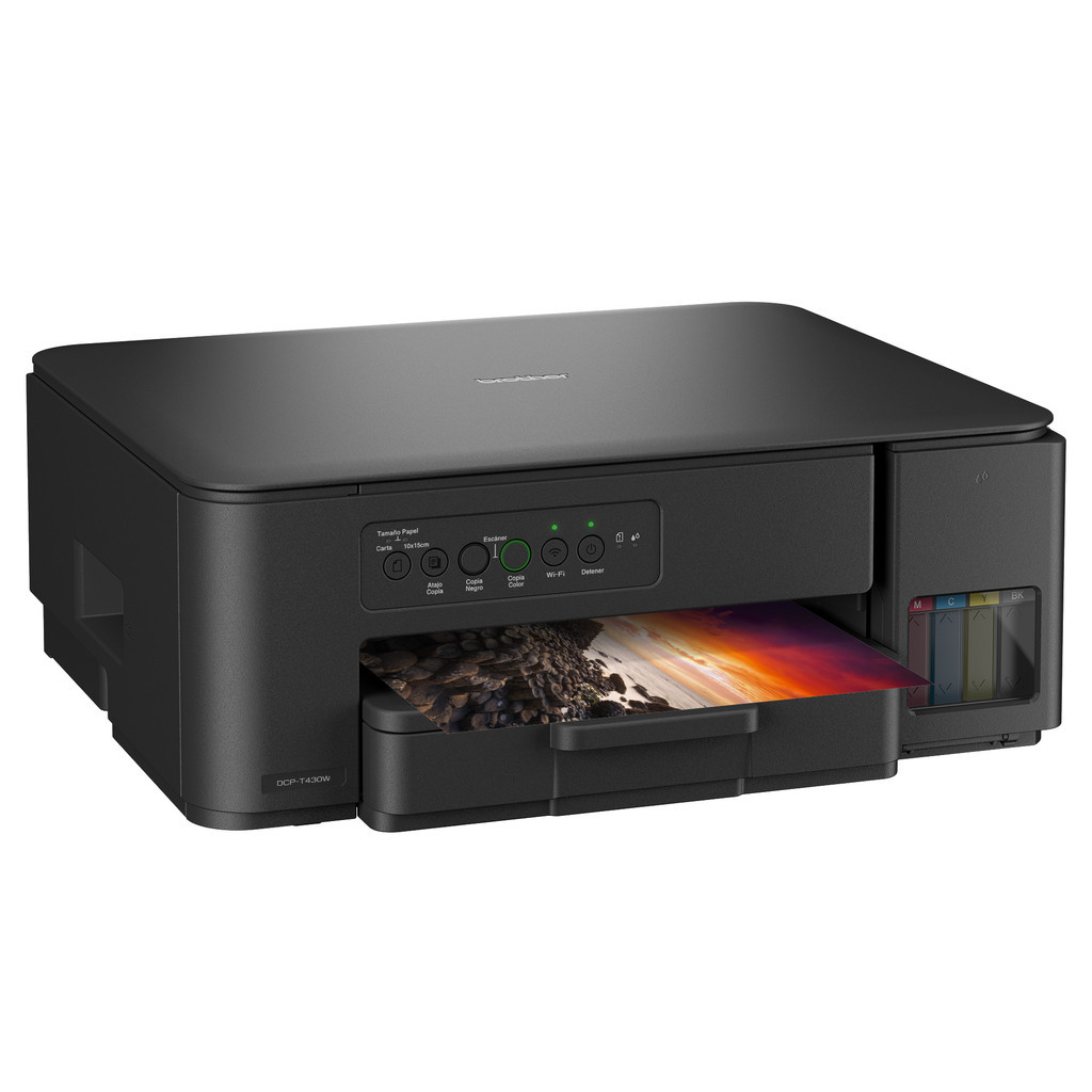 Brother Tank Series DCP-T430W 3-in-1 Continuous Color Inkjet Printer ...