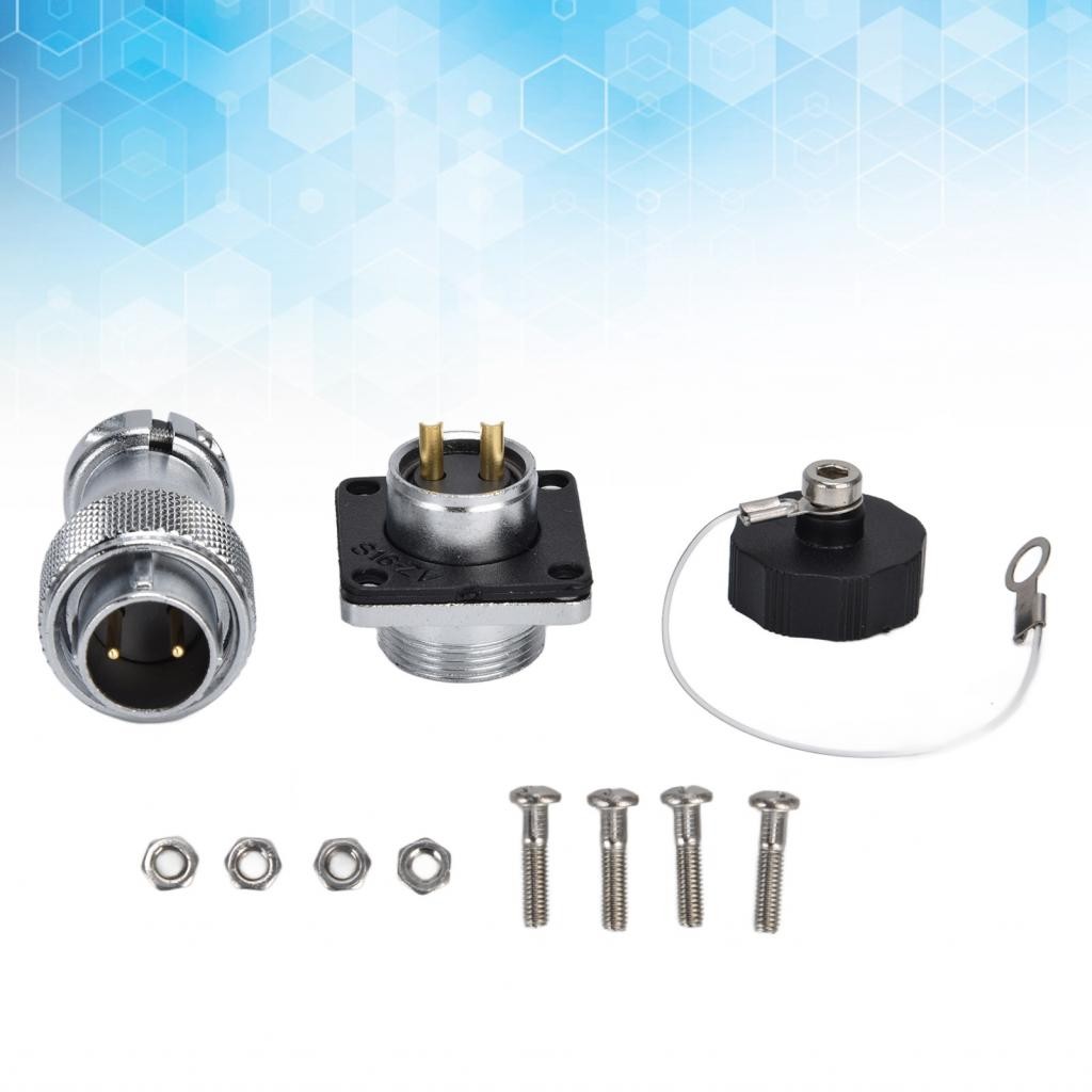 Superparis 2 Pin Aviation Connector AC 500V Explosion Proof Frequency ...