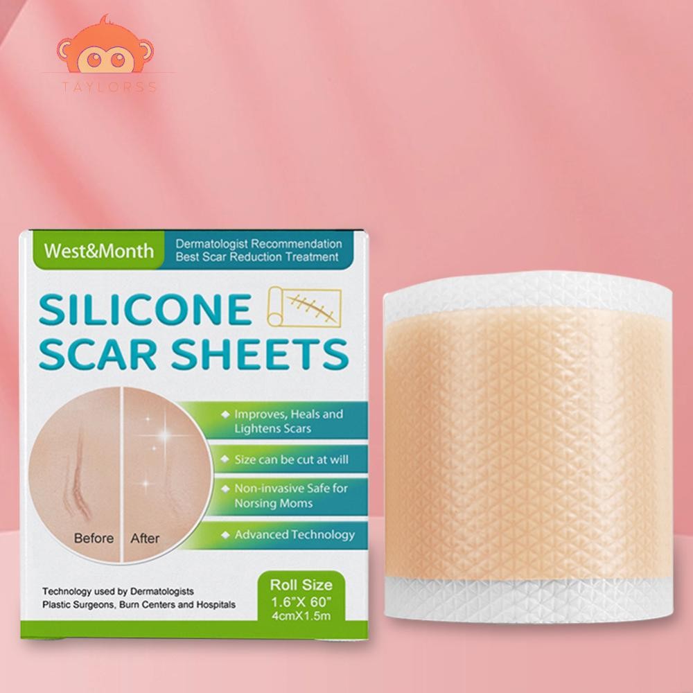 Silicone Scar Patch Nude Scar Removal Tape 1 Roll Painless Section ...