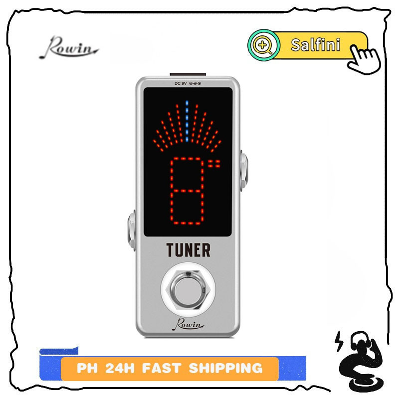 Rowin LT-910 Guitar Tuner Pedal High Precision Guitar Chromatic Tuner ...