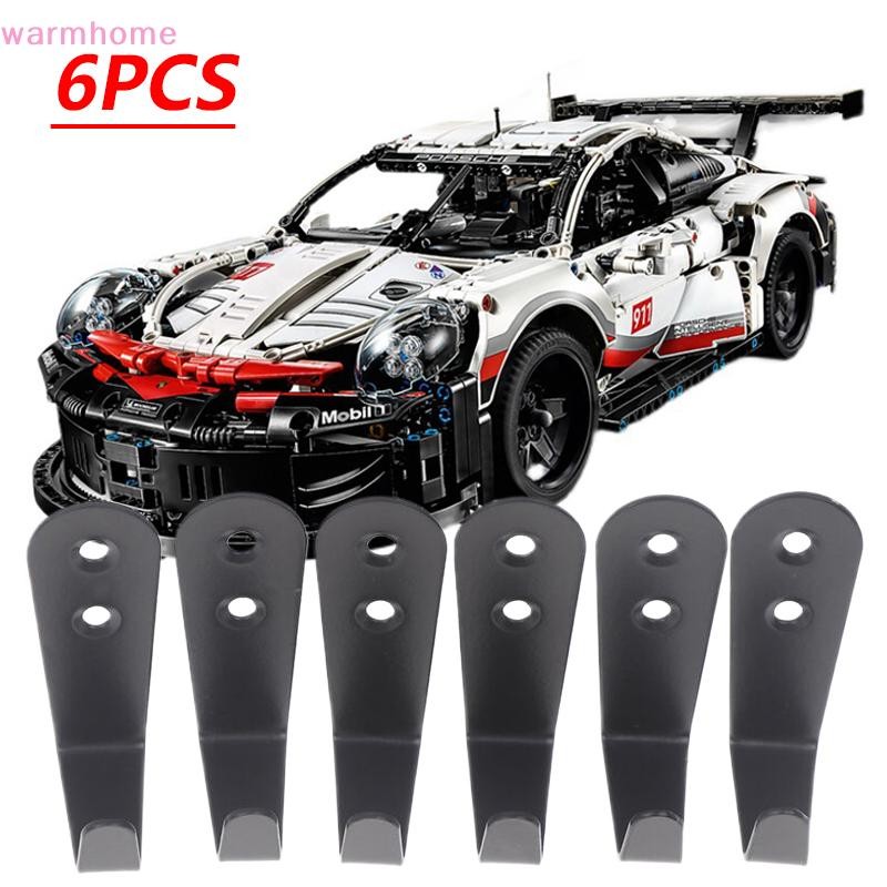 WMPH 6Pcs Goods Wall Mount Hook for MOC Technic AMG F1 W14 E Wall ...