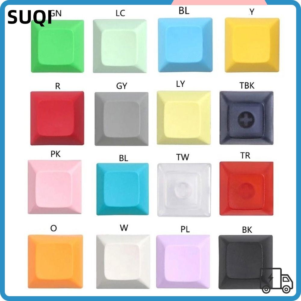 HI-SUQI DSA Keycap, Not Engraving DIY Keyboard Key Cap, Multiple Color ...