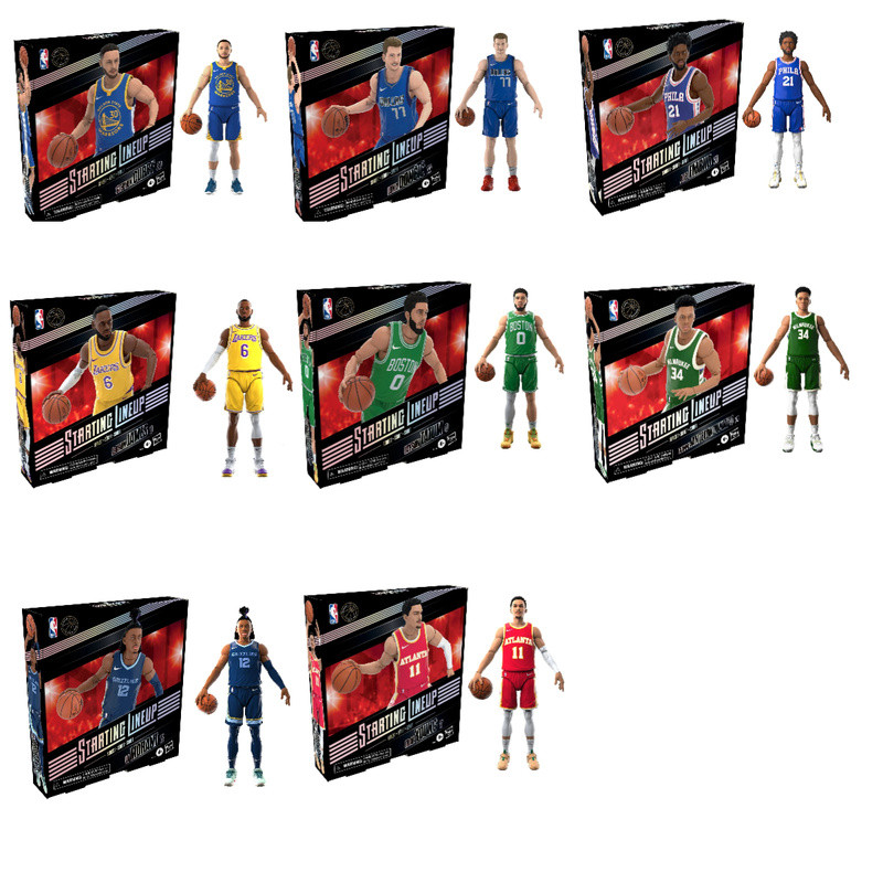 Hasbro Ready Stock NBA First Launch Lineup 1 Jason James Curry Morante ...