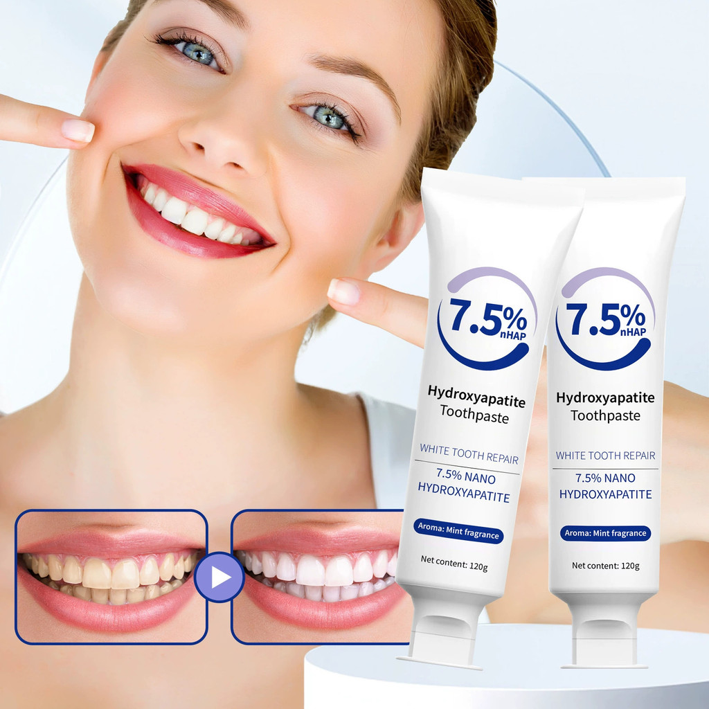 【Buy1 Take 1】120g Hydroxyapatite Toothpastes for Enamel Protection and ...