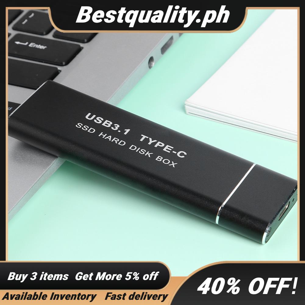 NVME Hard Disk Drive Box USB3.1 Type-C Hard Drive Enclosure 10Gbps ...