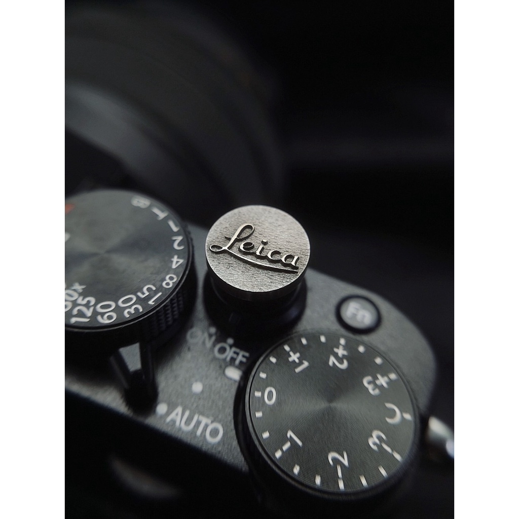 Shutter Button logo Copper Suitable for Fuji Leica Canon eos Nikon Sony ...