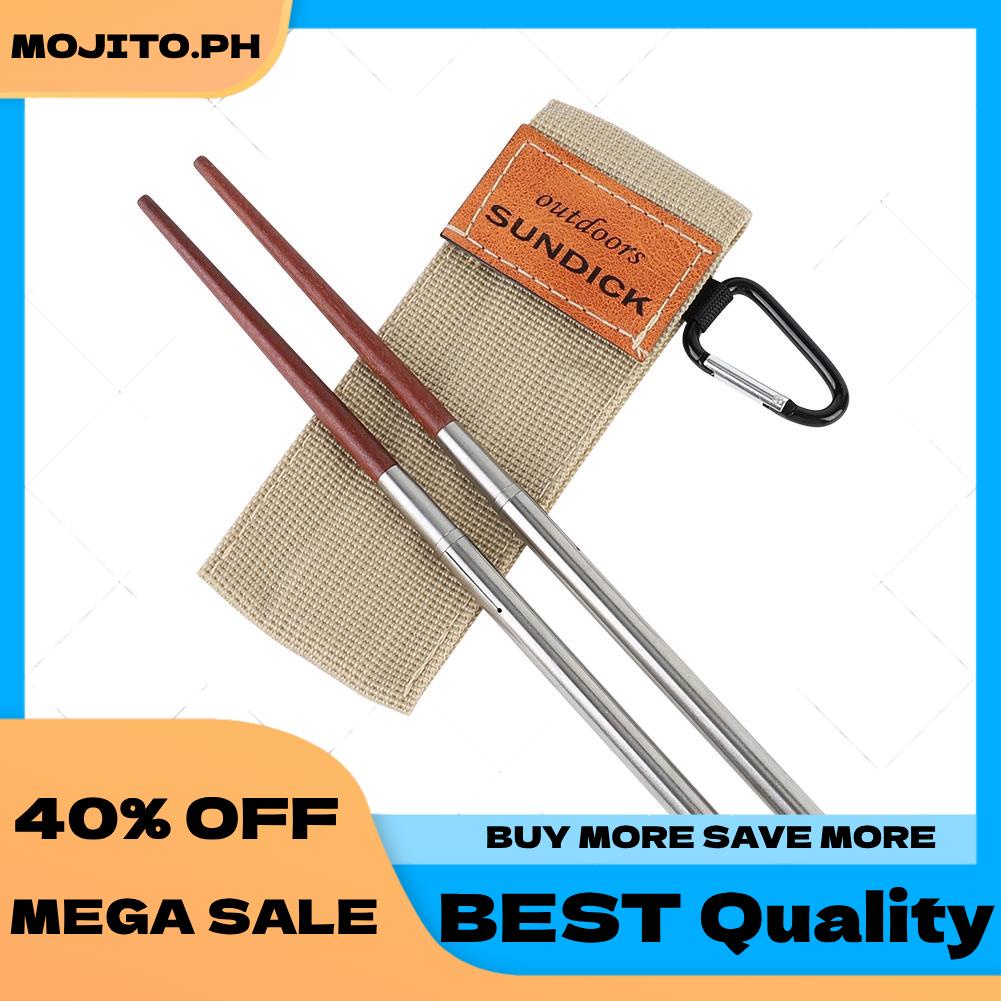 MOJITO Outdoor Camping Picnic Folding Chopsticks Retractable Chopsticks ...