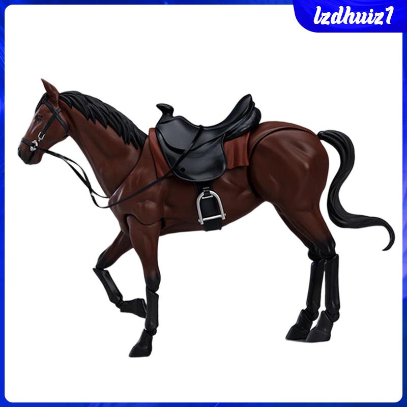 [Lzdhuiz1] 1/12 Scale Action Figures 1/12 Scale Horse Figure Model ...