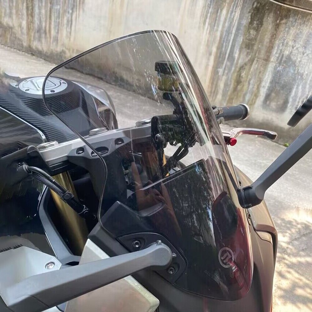 New Windshield Screen Visor Double Bubble Windscreen Wind Deflector FOR ...