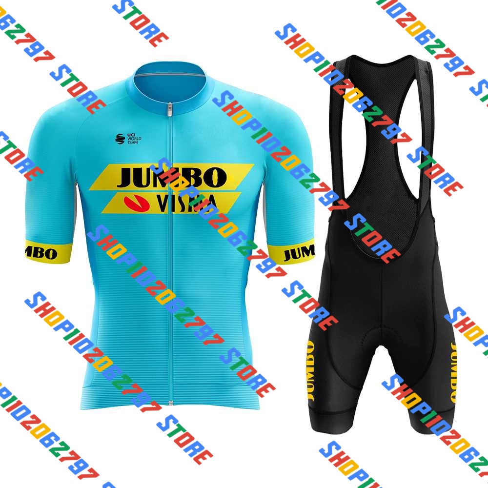 2022 Jumbo Visma Completo Cycling Jersey Set Men's Pro Cycling Clothing ...