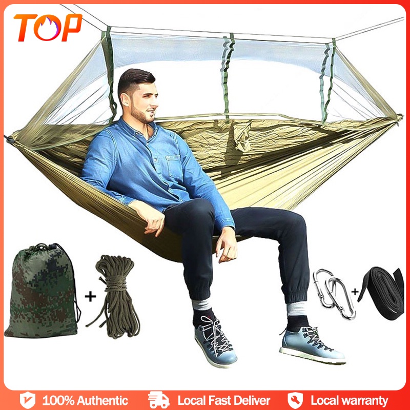 Hammock With Mosquito Net Camping Hamok Duyan Hamock Outdoor Hiking ...