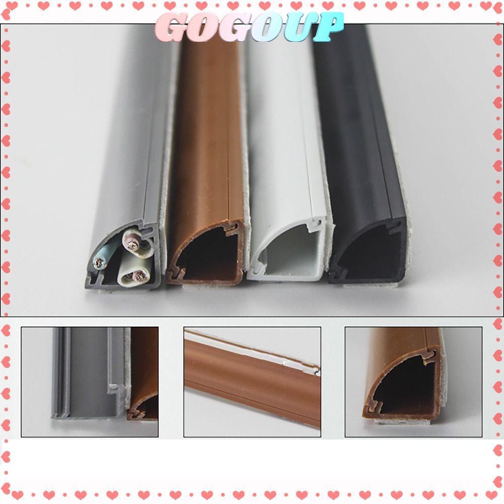 GOGOASDGRF Floor Cord Cover, Self-Adhesive Triangle Cord Protector ...