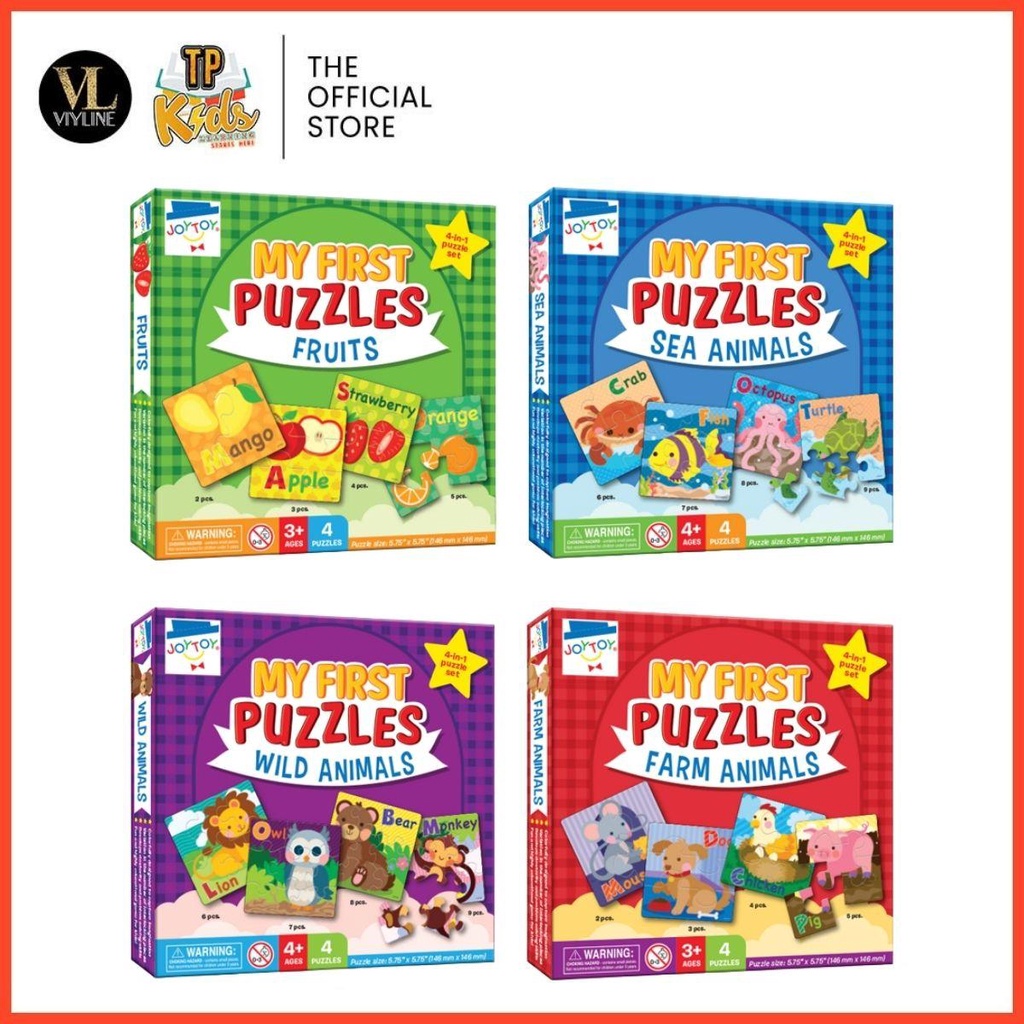 My First Puzzles Jigsaw Collection by JOYTOY | Shopee Philippines