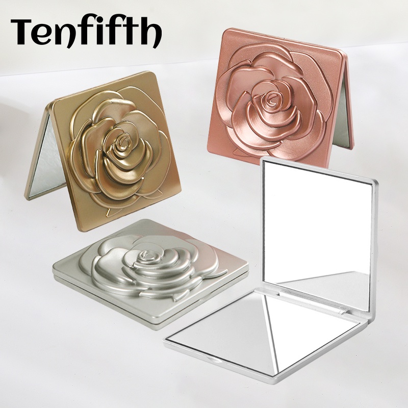 TENFIFTH Mini Pocket Mirror Portable Make Up Mirror Double Sided Vanity ...