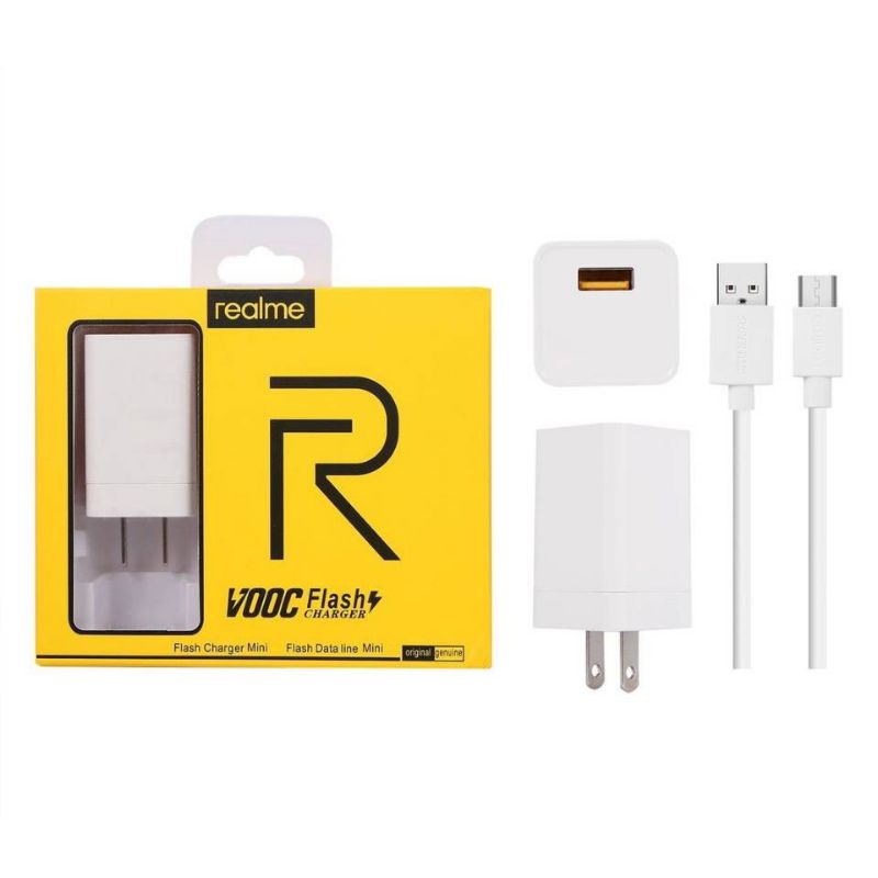 Realme VOOC FLASH CHARGER 20 WATTS 5V/2A Micro USB Cable Type C | Shopee Philippines