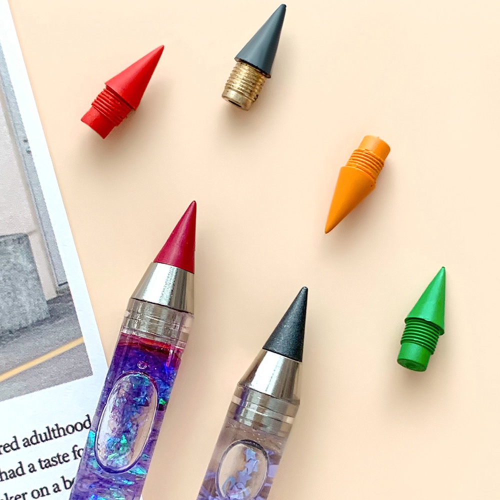 Colorful Unlimited Writing Pencil Without Sharpening Pencils Detachable ...