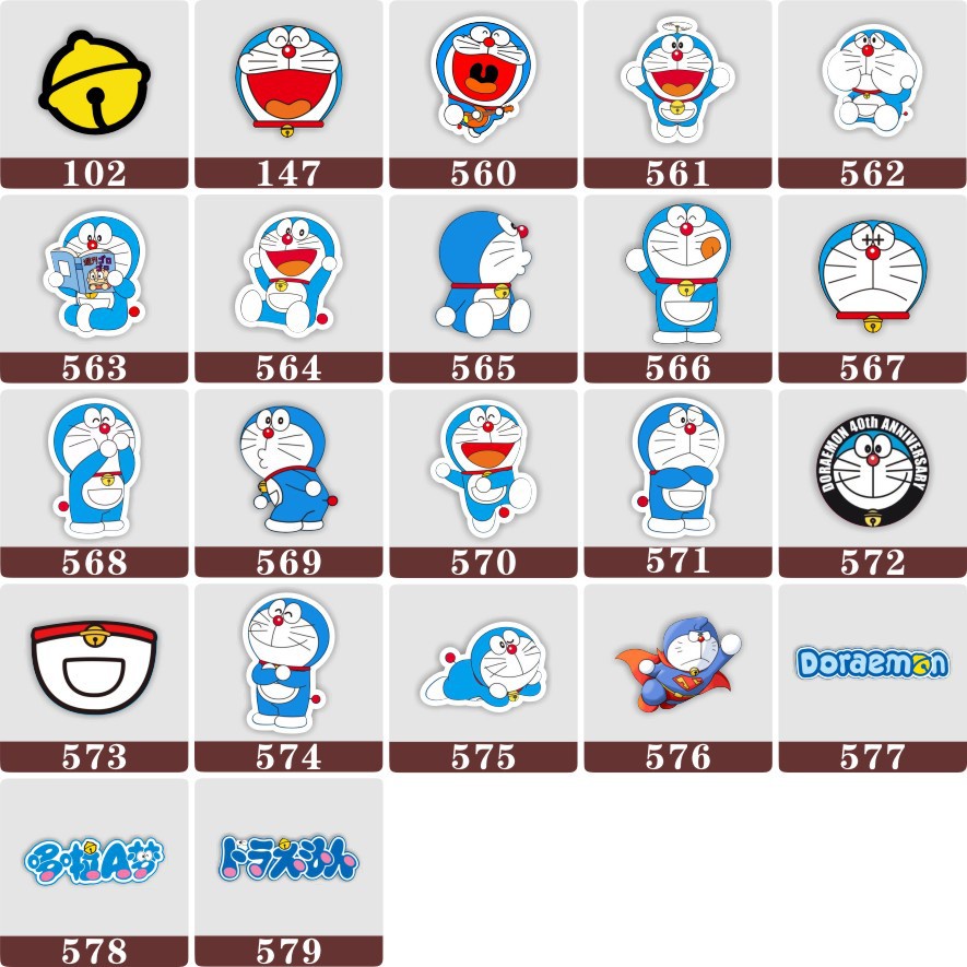 Acrylic Cartoon Cute Doraemon Doraemon Blue Fatty Brooch Badge Badge ...