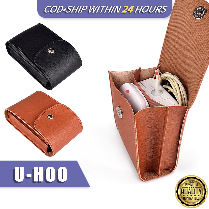 Digital Accessory Storage Bag Mouse Data Cable Protective Bag Pu ...