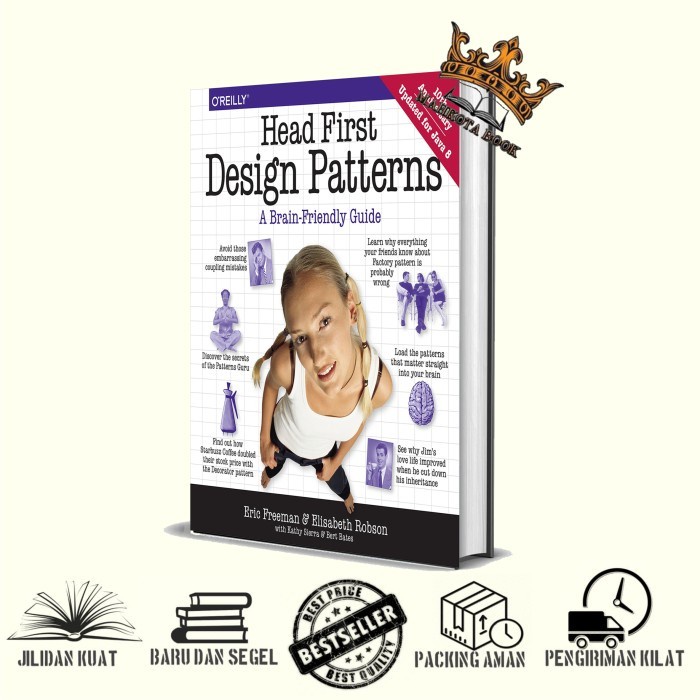 Head First Design Patterns Book by Eric Freeman (english) | Shopee Philippines