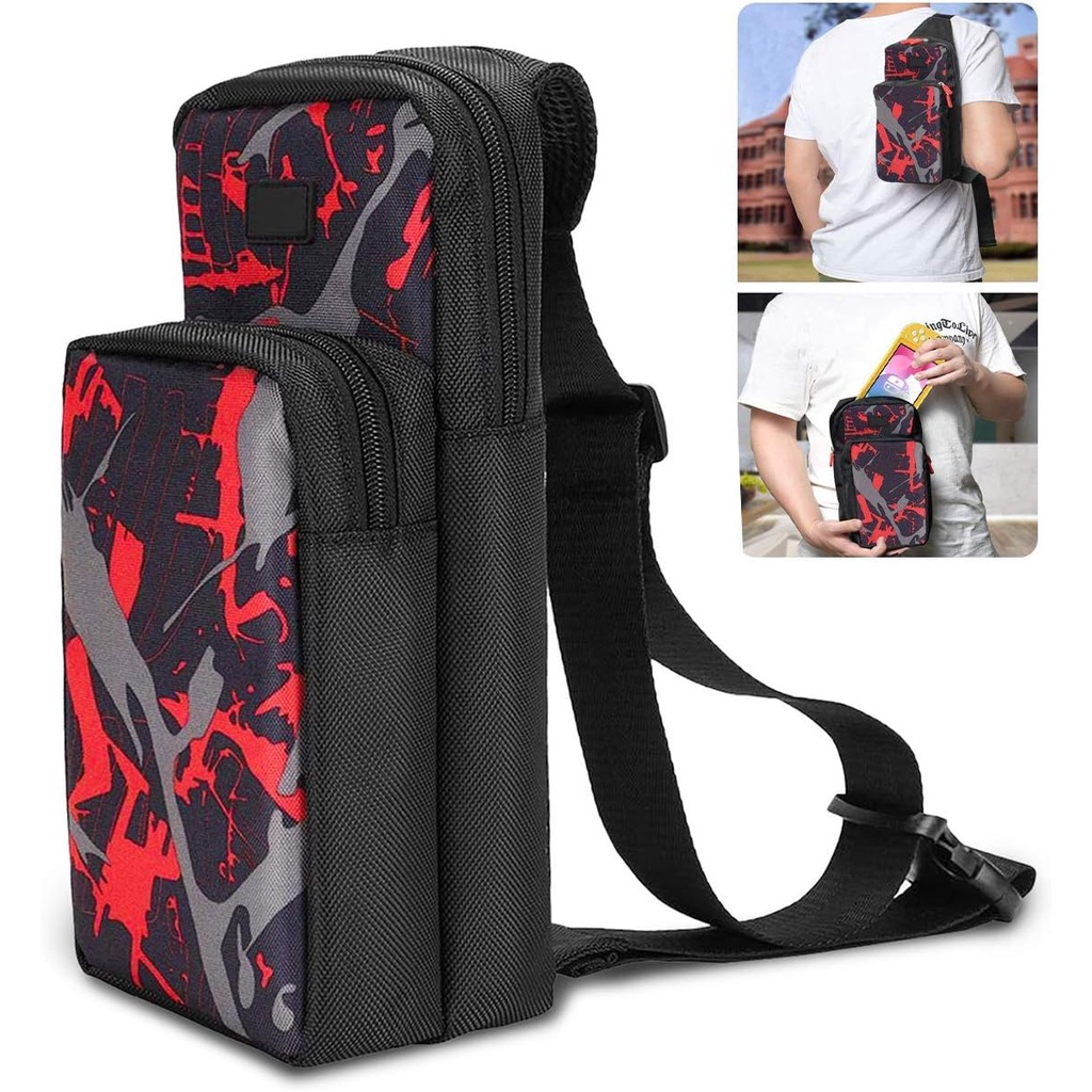 Hori Sling Bag Nintendo Switch, Lite, OLED Crossbody Adventure ...