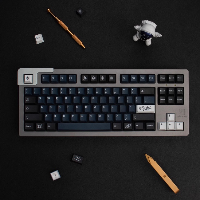 GMK Galaxy Deep Blue Keycap Factory Height, PBT Material, Thermal ...