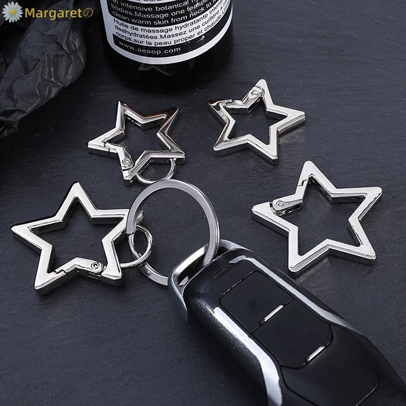 [Margaret] Star Shaped Spring Clasp Metal Carabiner Keychain Bag Clip ...