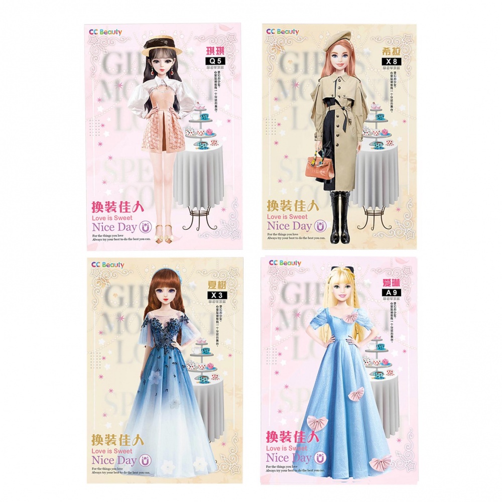 YL Magnetic Dress Up Baby, Magnetic Princess Dress Up Paper Doll Magnet ...