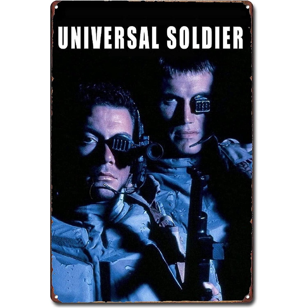 Universal Soldier 90s & Classic Movies Posters Vintage Metal Tin Signs ...