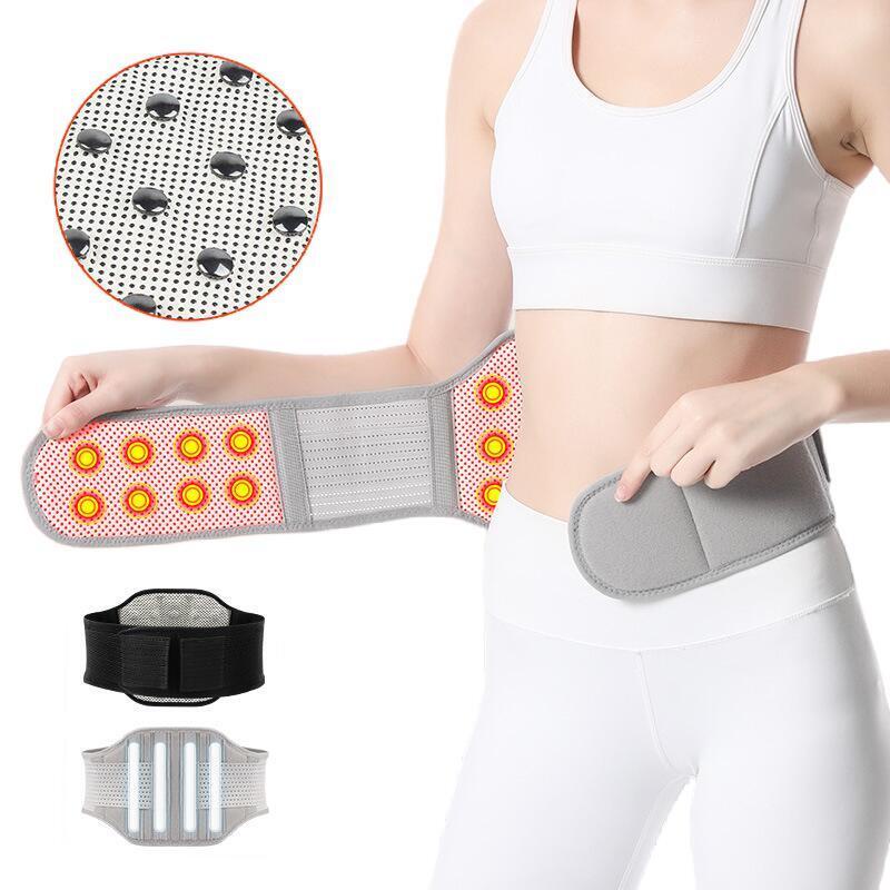 Self-Heating Magnetic Therapy Lower Back Support Lumbar Brace Back Pain ...
