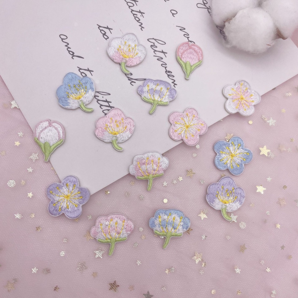 Pro Patch Store Colour Flower Stamen Series DIY Embroidery Patches for ...