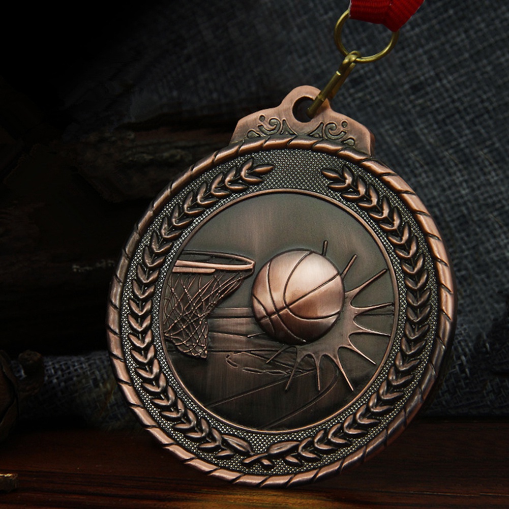 Gold Silver Bronze Basketball Competition Prizes Sports Medals for ...