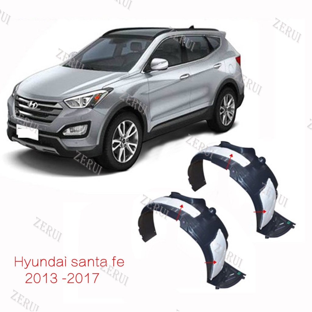 ZR For fender liner for Hyundai santa fe 2013 -2017 Front wheel / Rear ...
