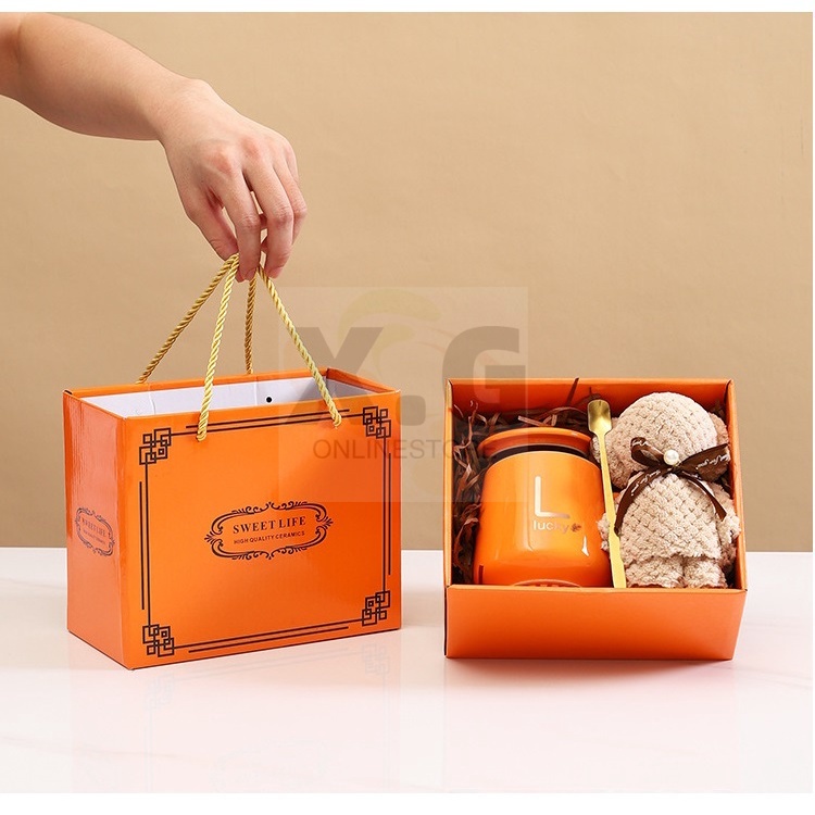 X.G Gift box packaging ceramic mug coffee cup handheld tea cup with ...