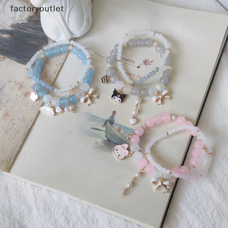 FCPH Sanrio Sweet Cute Bracelet Kawaii Anime Melody Kuromi Cinnamoroll ...