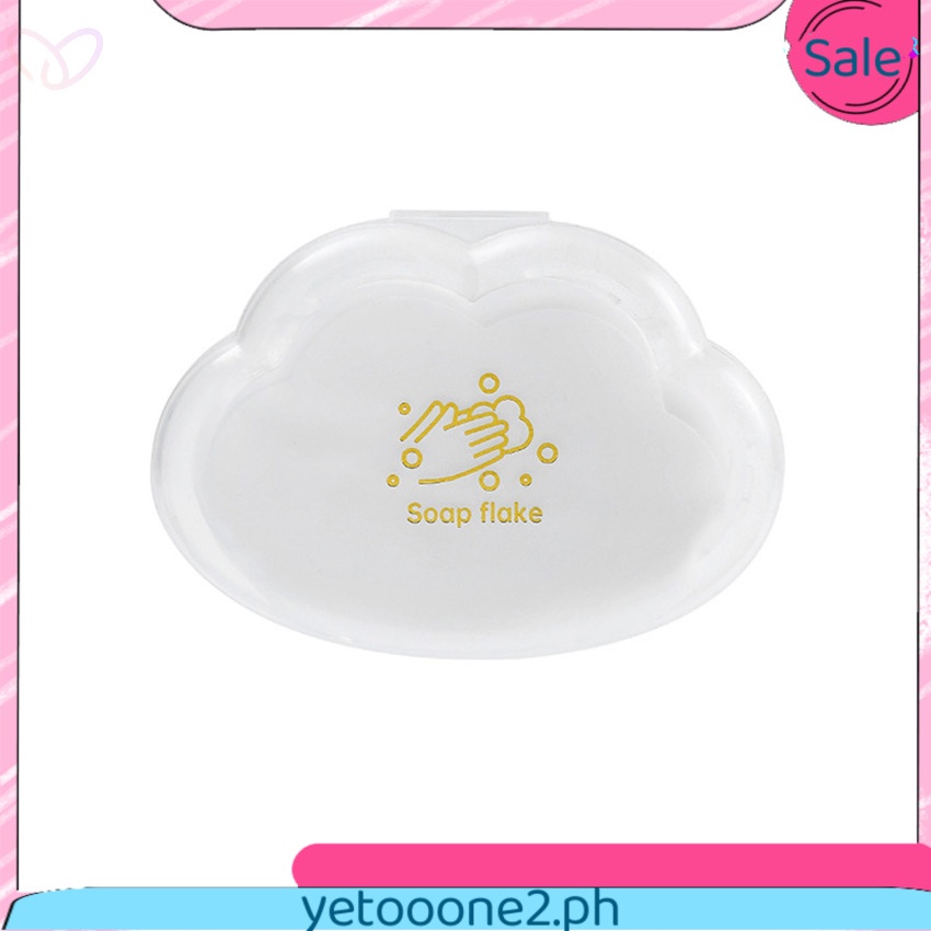 50Pcs/Box Disposable Mini Cloud Shape Paper Soap With Box Hand-washing ...