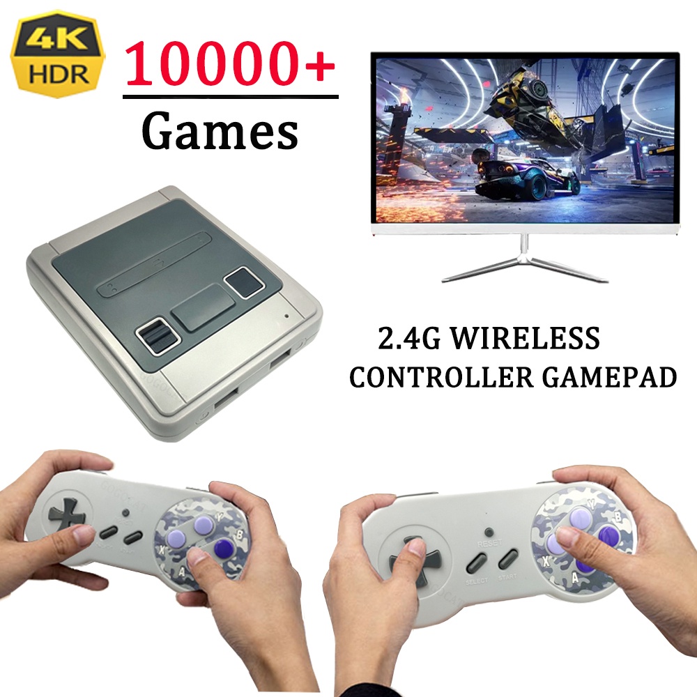 3d Wireless Game Stick 4K HD Mini TV Controller Game Suitable for SNES ...