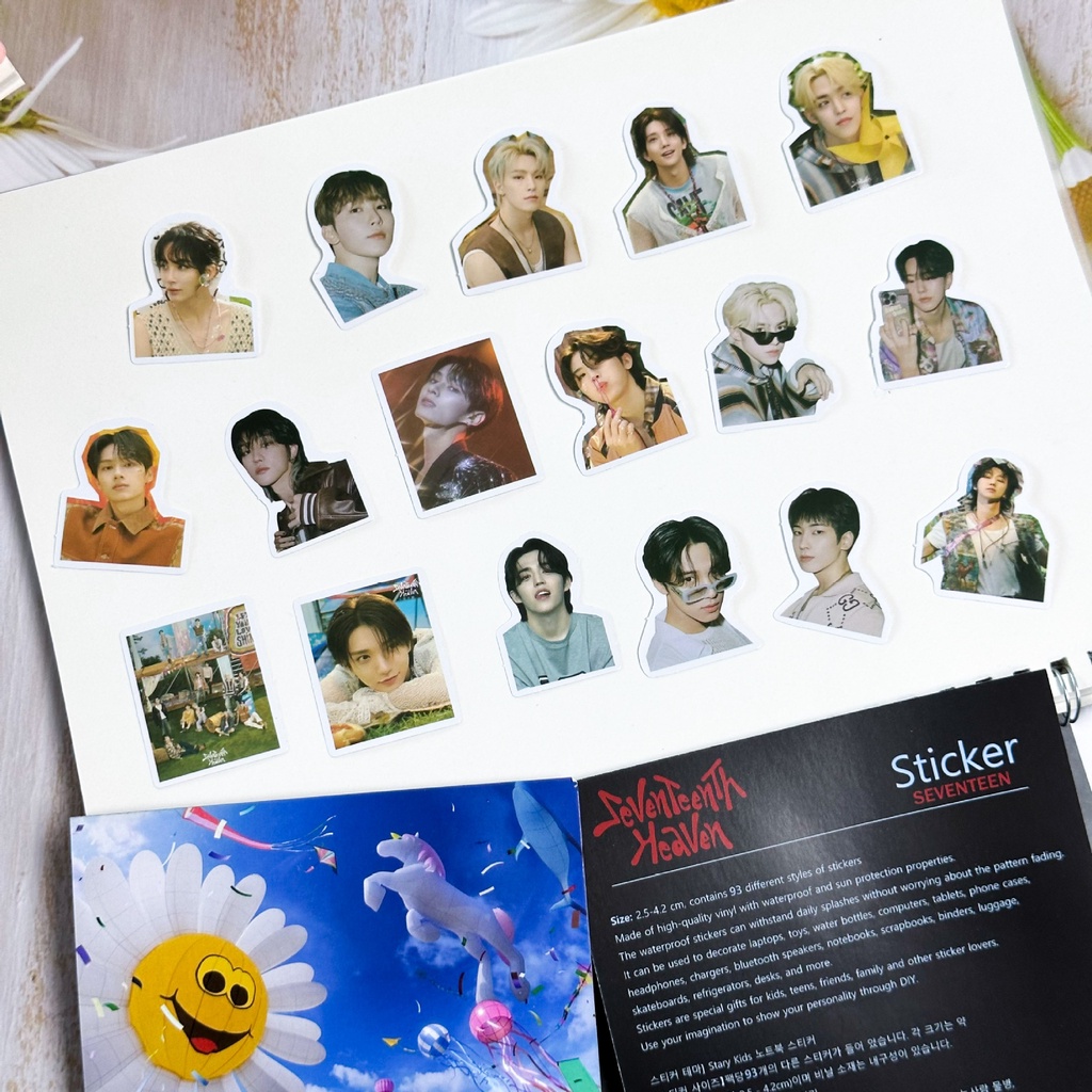 50-107pcs/set SEVENTEEN New Album HEAVEN Photo Stickers FML ALWAYS ...